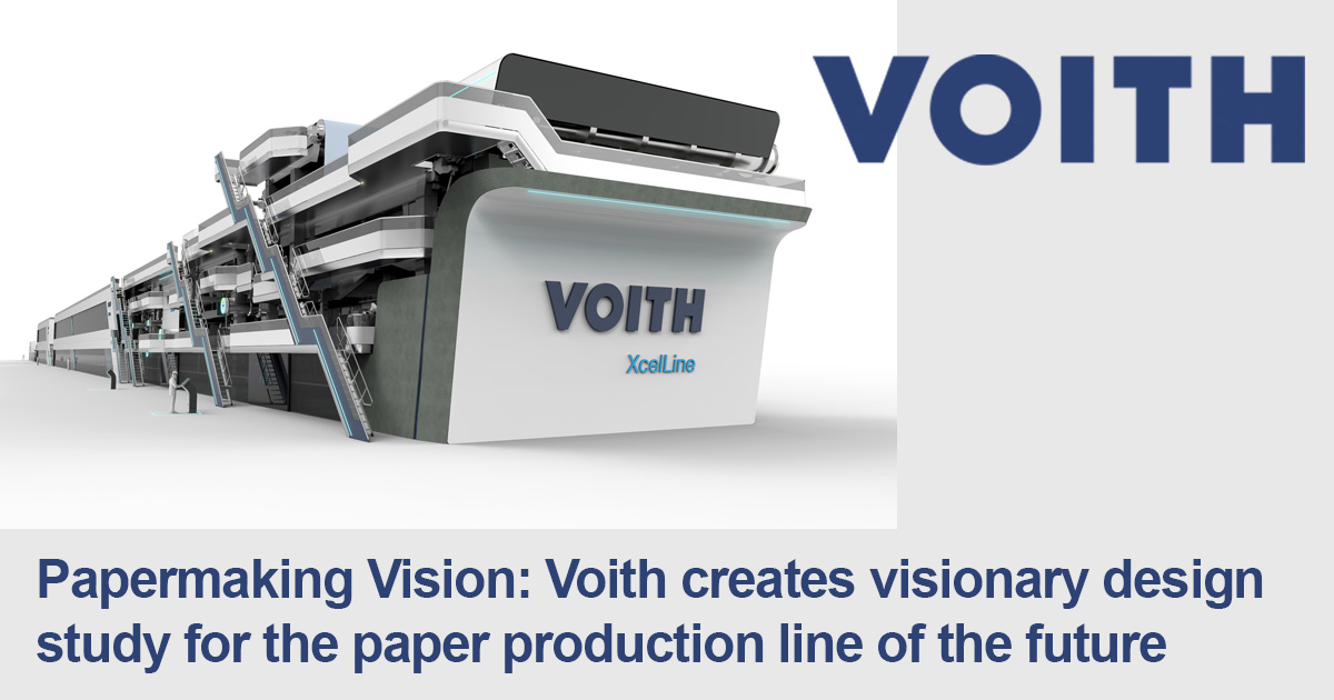 Voith visionary design study – the paper production line of the future