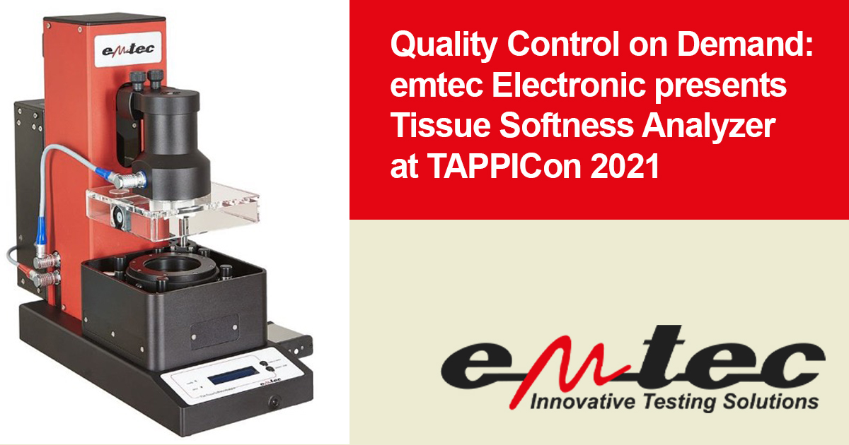 Quality Control on Demand: emtec Electronic presents Tissue Softness ...