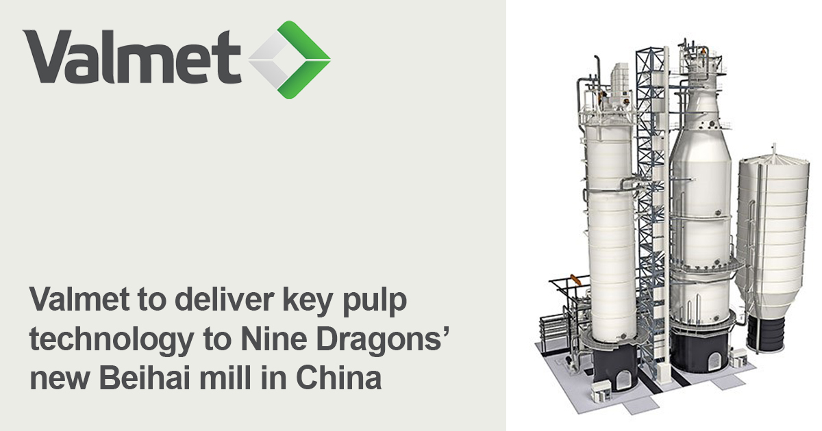 Valmet to deliver key pulp technology to Nine Dragons