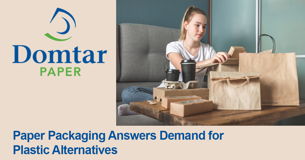 Paper Packaging Answers Demand for Plastic Alternatives