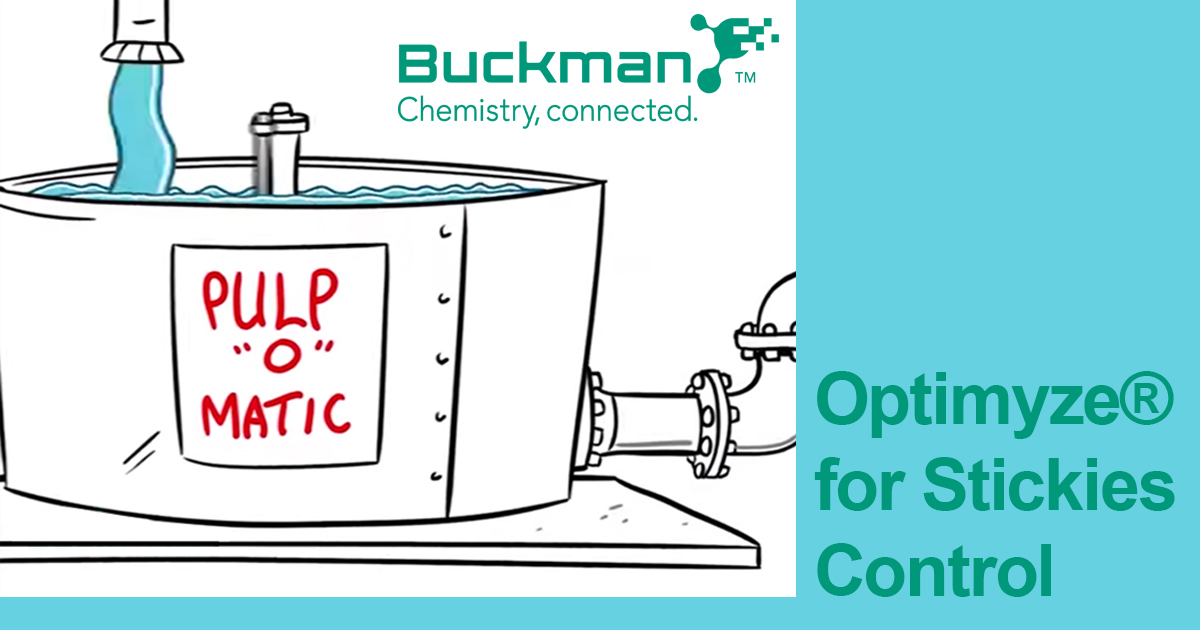 Buckman for superior stickies control in recycled fiber, stick with a ...