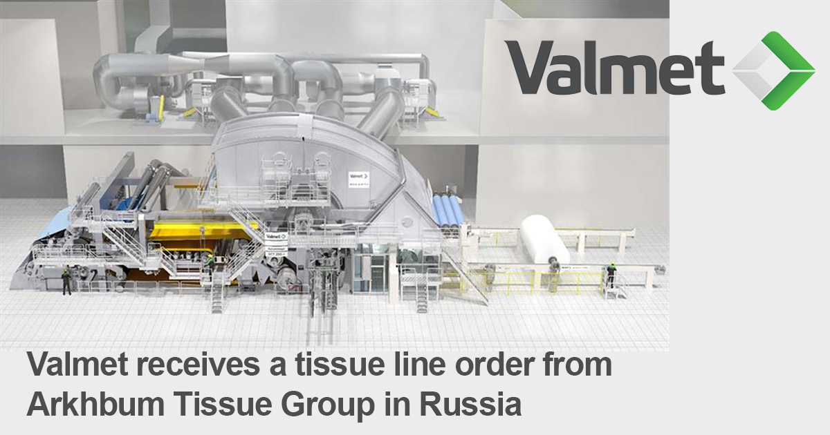 Valmet receives a tissue line order from Arkhbum Tissue Group