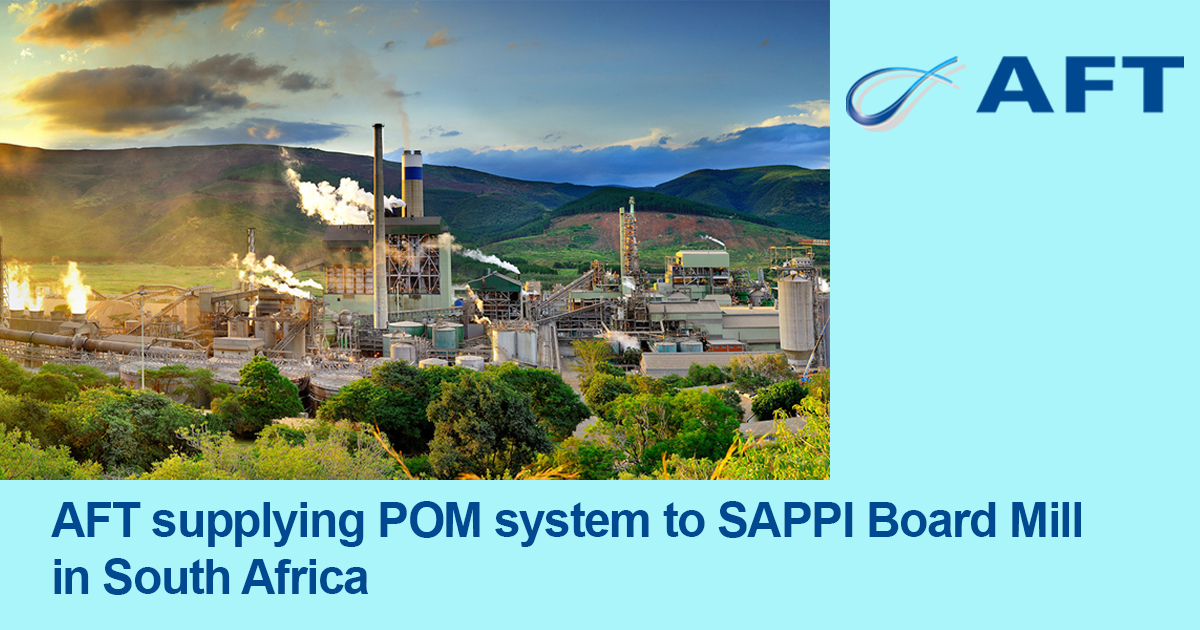 AFT Supplying POM system to SAPPI Board Mill in South Africa
