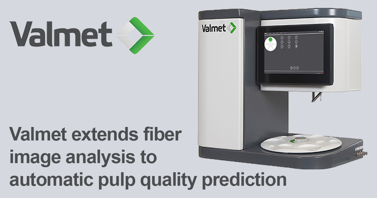 Valmet extends fiber image analysis to automatic pulp quality prediction