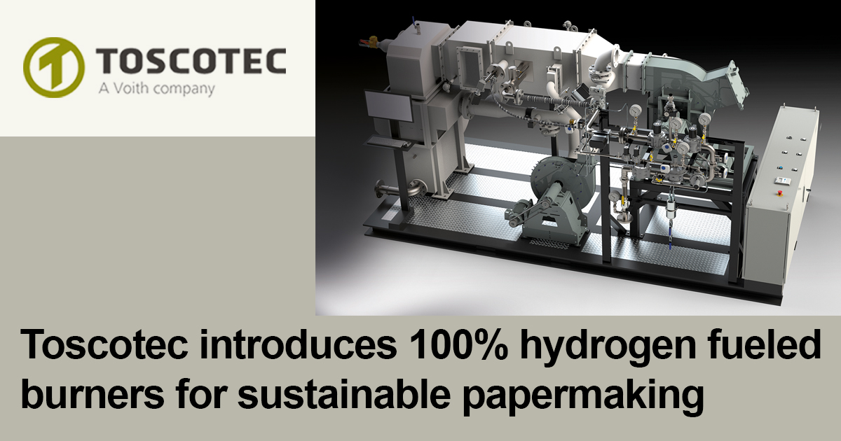 Toscotec introduces 100% hydrogen fueled burners for sustainable ...