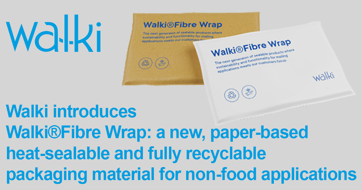 Walki introduces Walki®Fibre Wrap: a new, paper-based fully recyclable packaging material