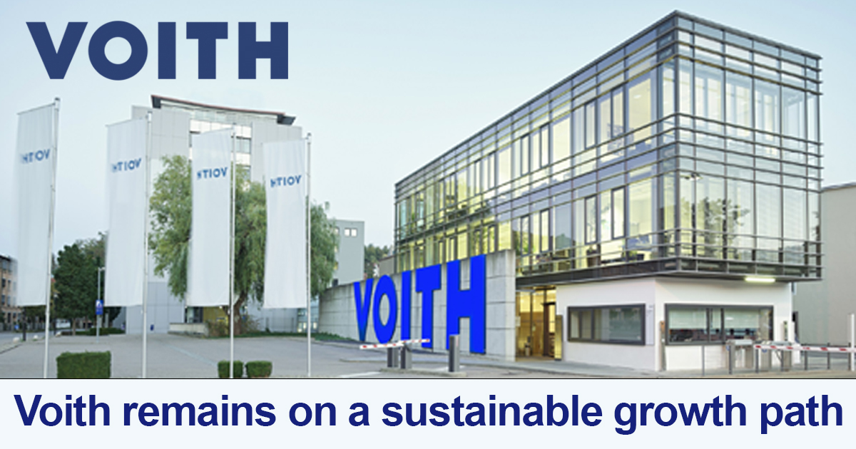 Voith remains on a sustainable growth path