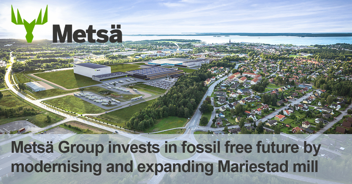 Metsä Group invests in fossil free future by modernising and expanding ...