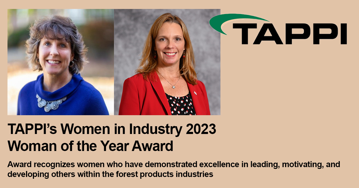 TAPPI’s Women in Industry 2023 Woman of the Year Award