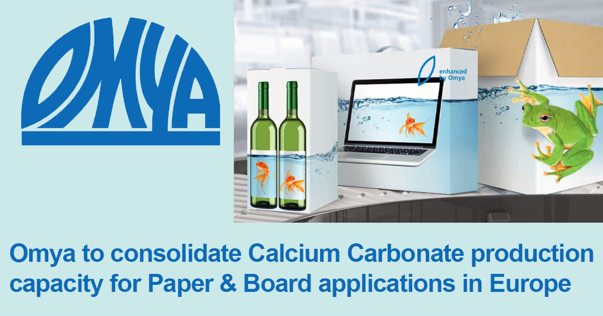 Omya to consolidate Calcium Carbonate production for Paper & Board in ...