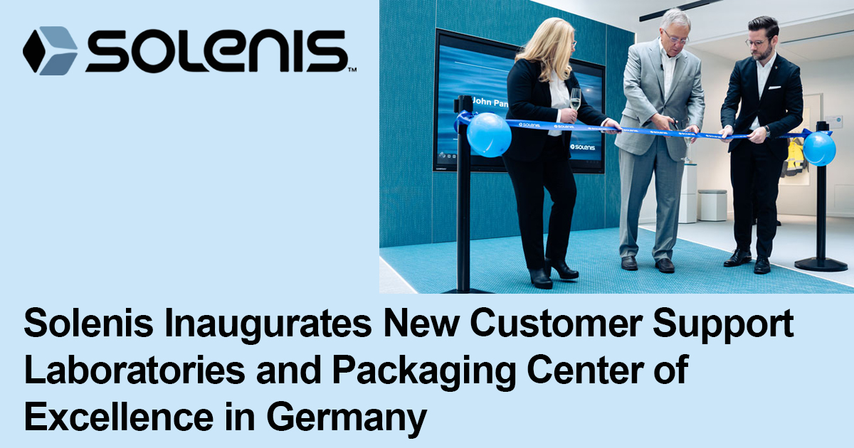 Solenis Inaugurates New Customer Support Laboratories and Packaging ...