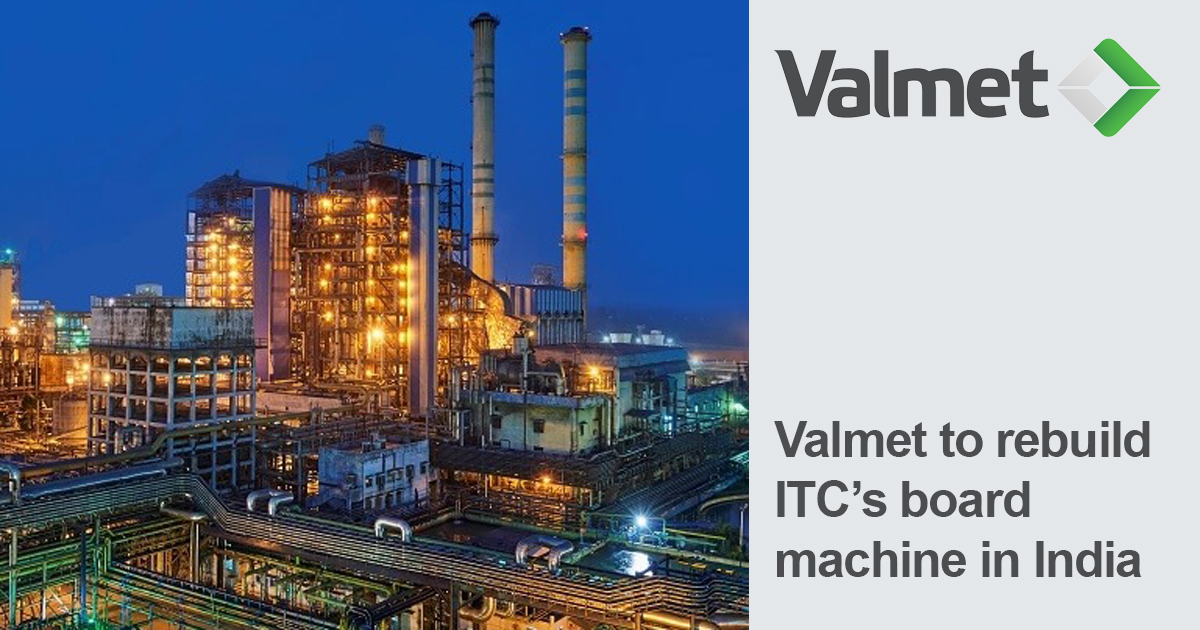Valmet to rebuild ITC’s board machine in India