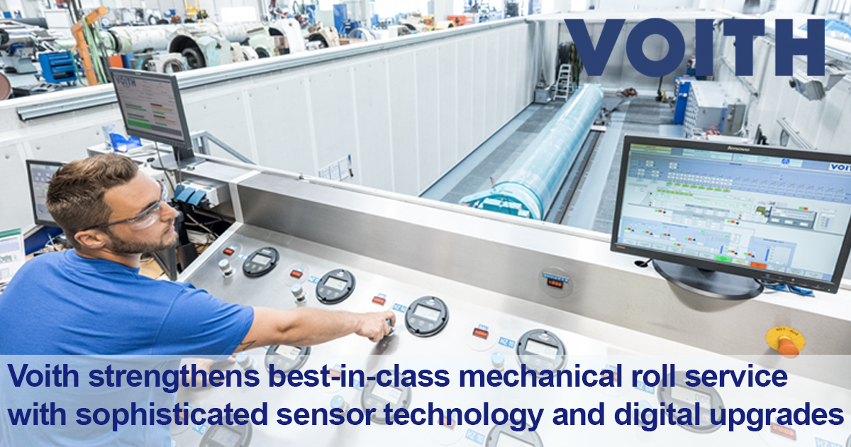 Voith strengthens best-in-class mechanical roll service