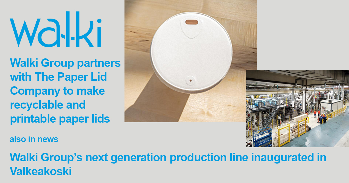 Walki Group partners with The Paper Lid Company to make recyclable and ...