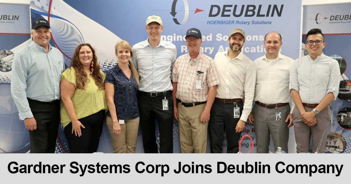 Gardner Systems Corp Joins Deublin Company