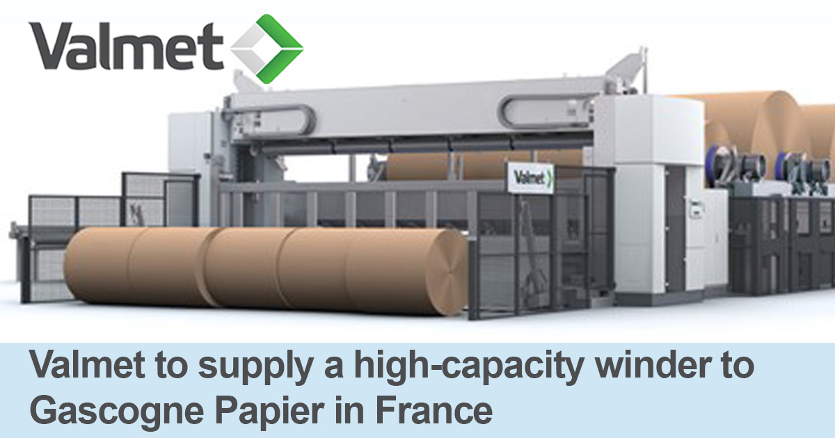 Valmet to supply a high-capacity winder to Gascogne Papier in France
