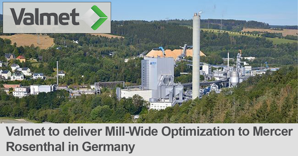Valmet to deliver Mill-Wide Optimization to Mercer Rosenthal in Germany
