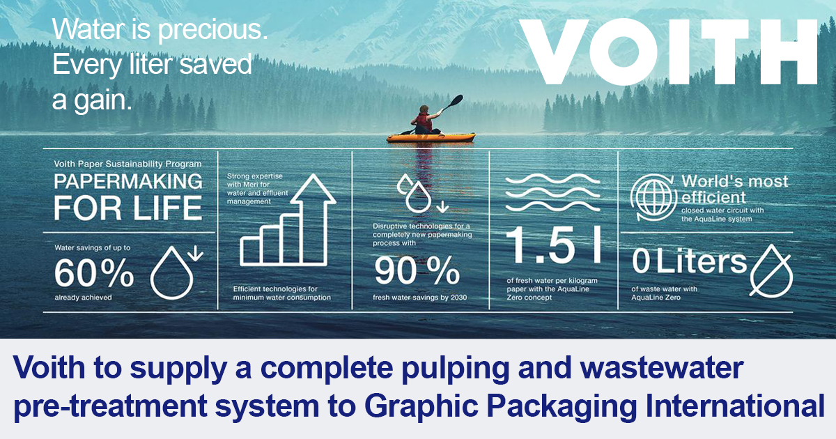 Voith to supply a complete pulping and wastewater pre-treatment system ...