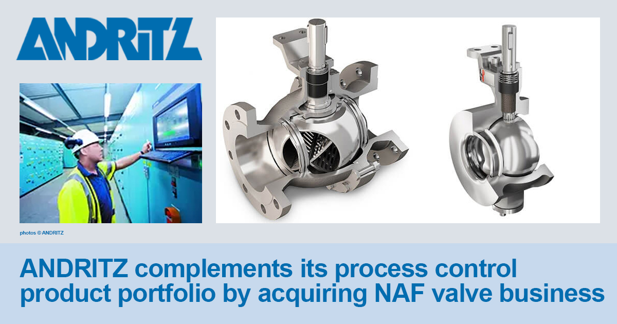 ANDRITZ complements its process control product portfolio by acquiring ...