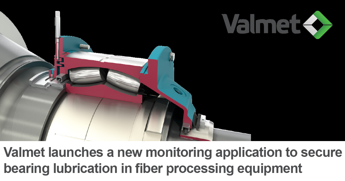 Valmet launches a new monitoring application to secure bearing lubrication