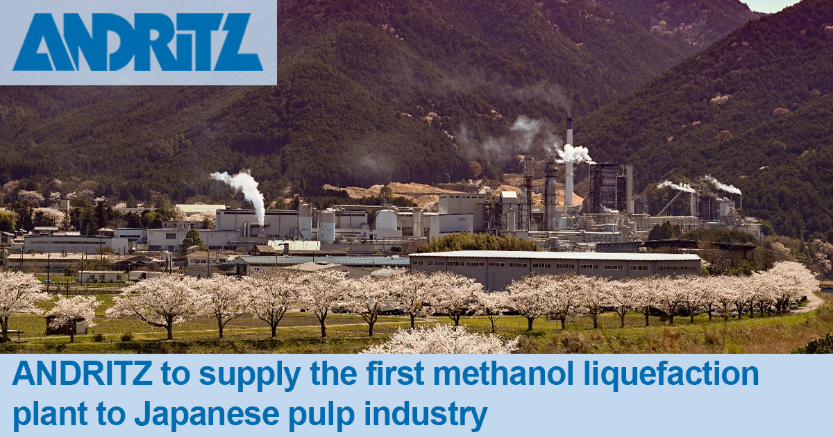 ANDRITZ to supply the first methanol liquefaction plant to Japanese ...