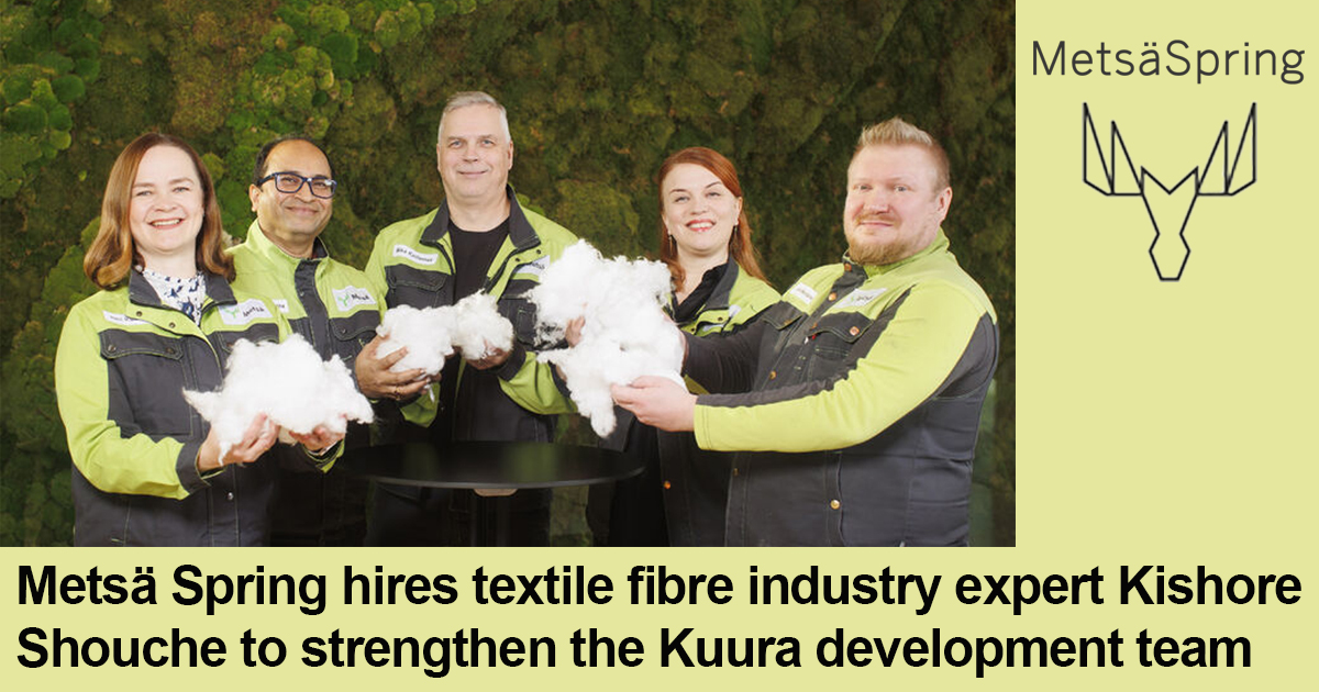 Metsä Spring hires textile fibre industry expert Kishore Shouche