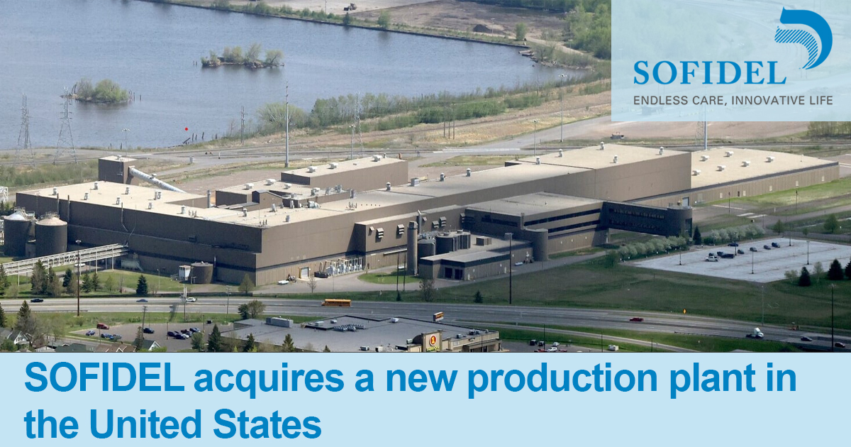 SOFIDEL acquires a new production plant in the United States