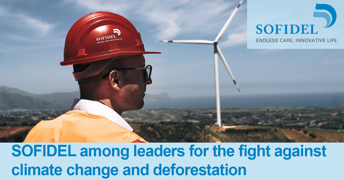 SOFIDEL among leaders for the fight against climate change and deforestation