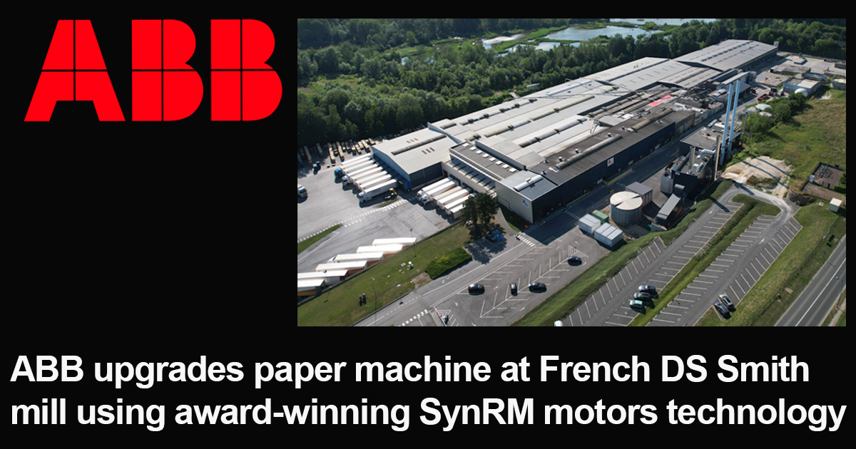 ABB upgrades paper machine at French DS Smith mill