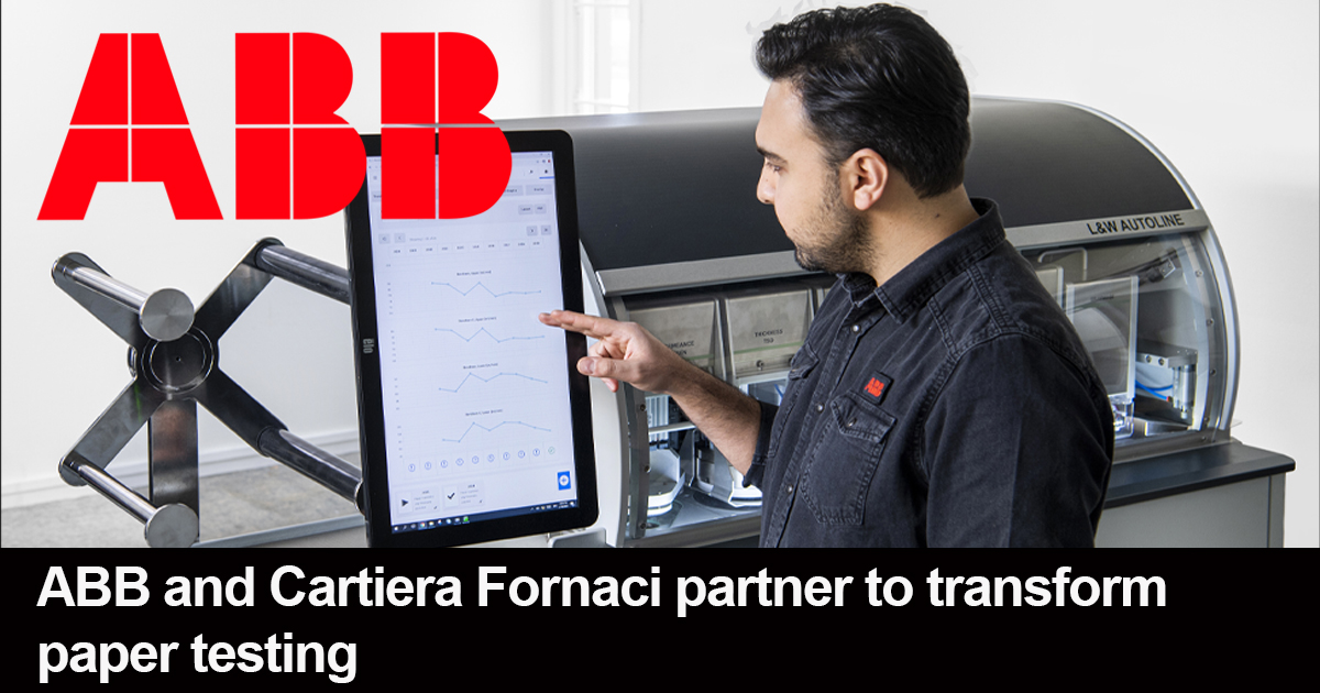 ABB and Cartiera Fornaci partner to transform paper testing