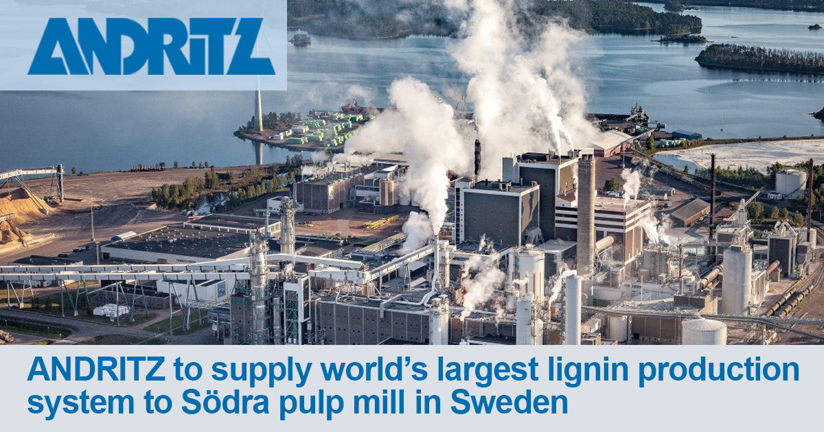 ANDRITZ to supply world’s largest lignin production system to Södra ...