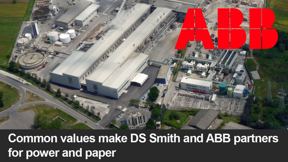 Common values make DS Smith and ABB partners for power and paper