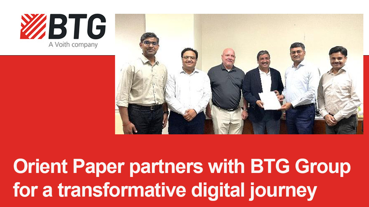 Orient Paper partners with BTG Group for a transformative digital journey