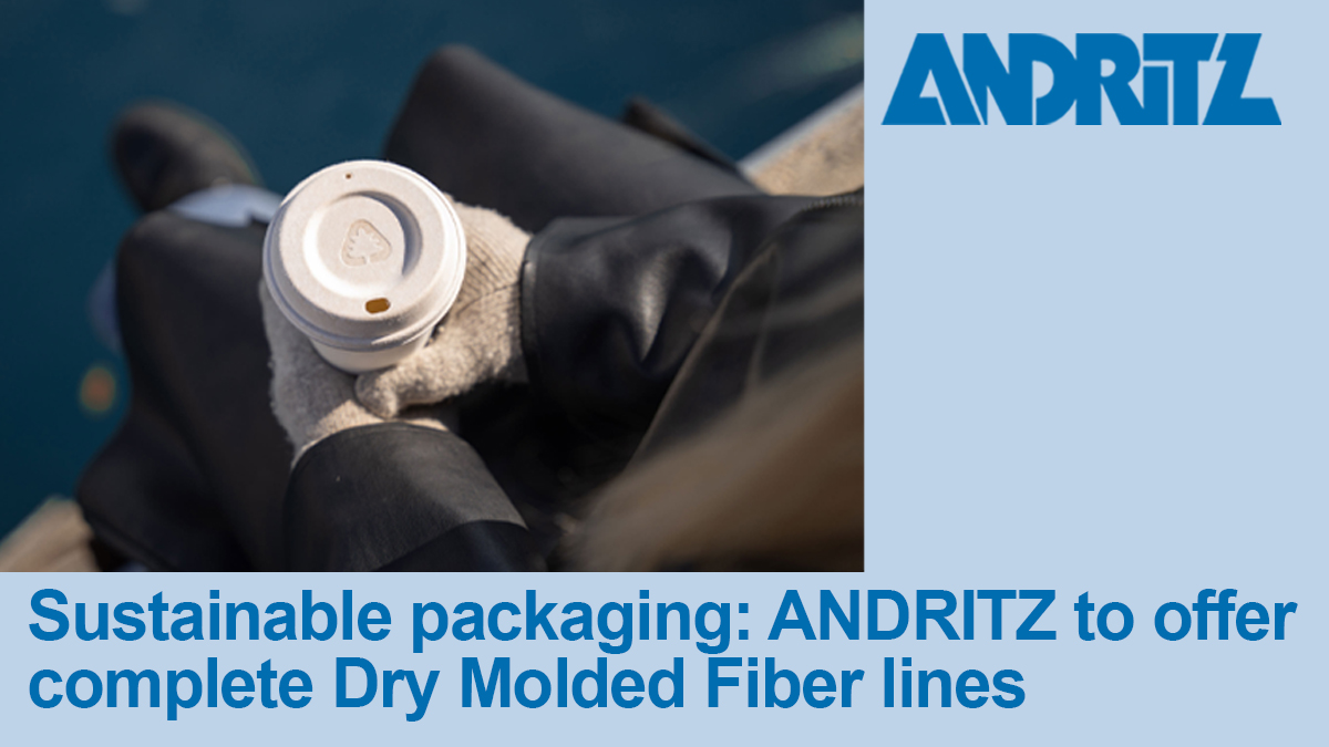ANDRITZ to offer complete Dry Molded Fiber lines