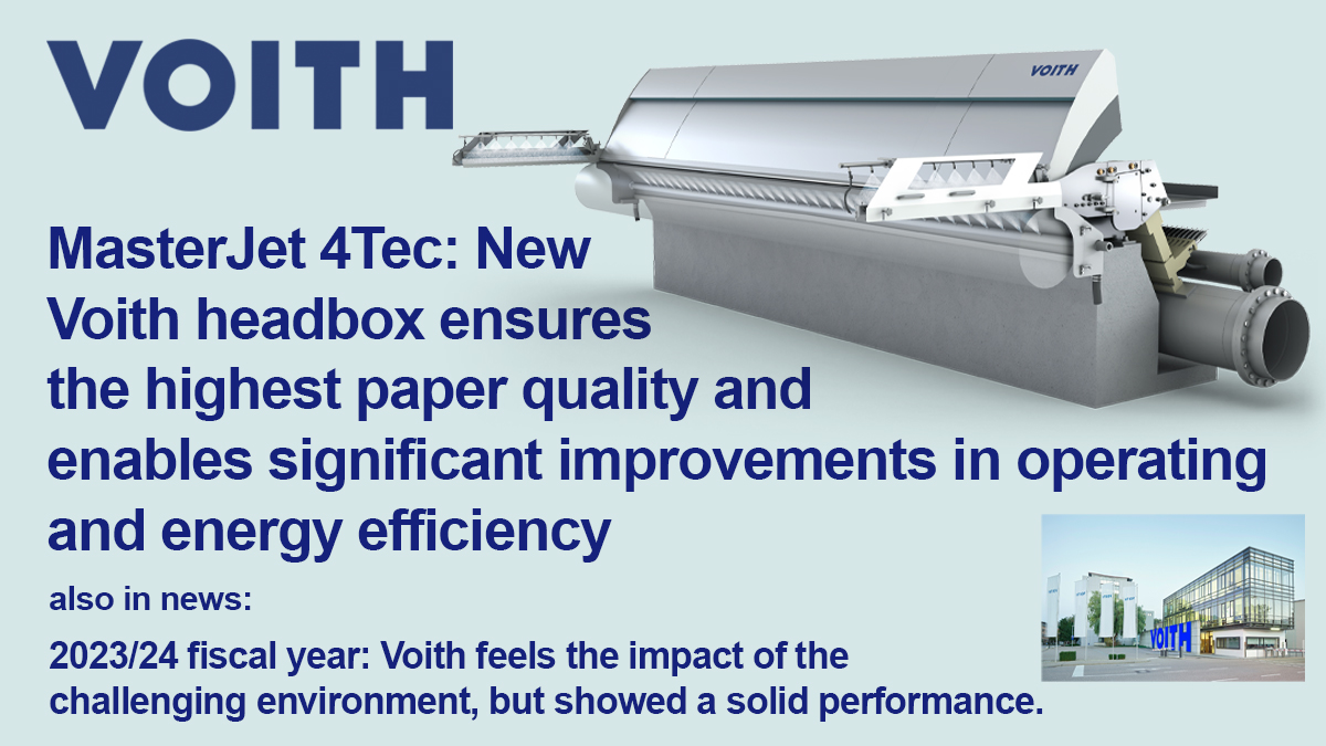 Voith MasterJet 4Tec: Enhancing Paper Quality and Efficiency