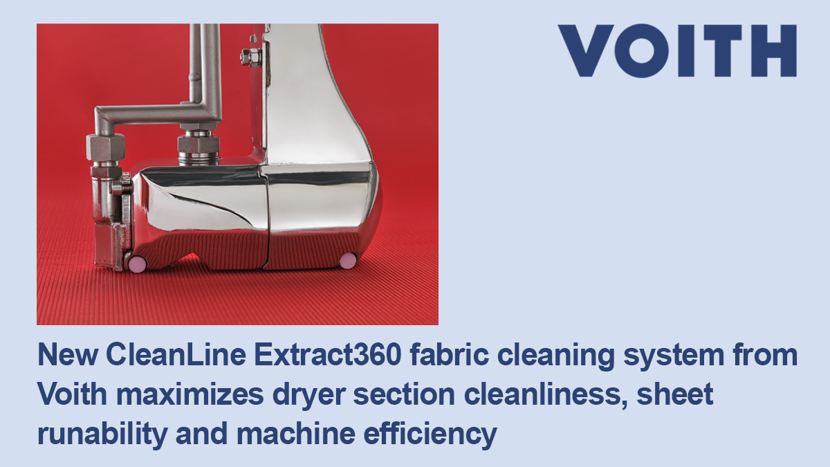 Voith’s Extract360: Revolutionizing Fabric Cleaning in Paper Production