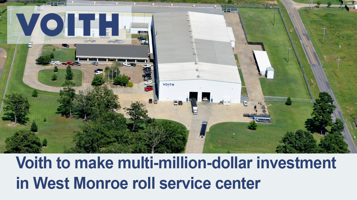 Voith Paper Expands West Monroe Facility by 50%