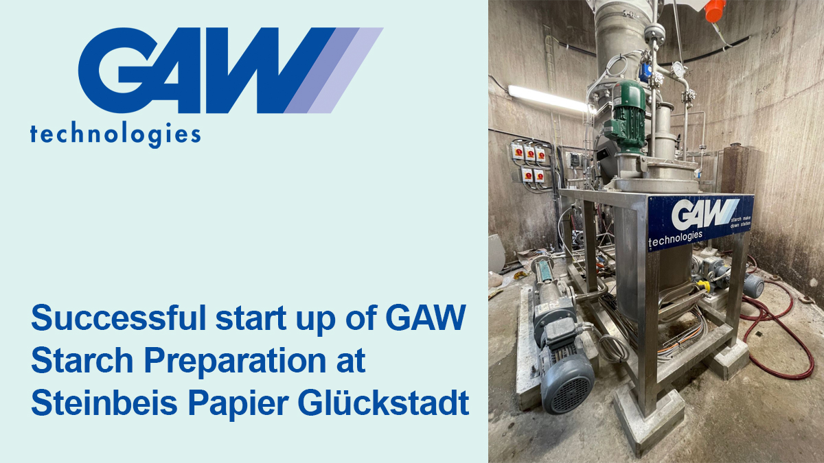 Steinbeis Papier and GAW Technologies: Pioneering Starch Processing