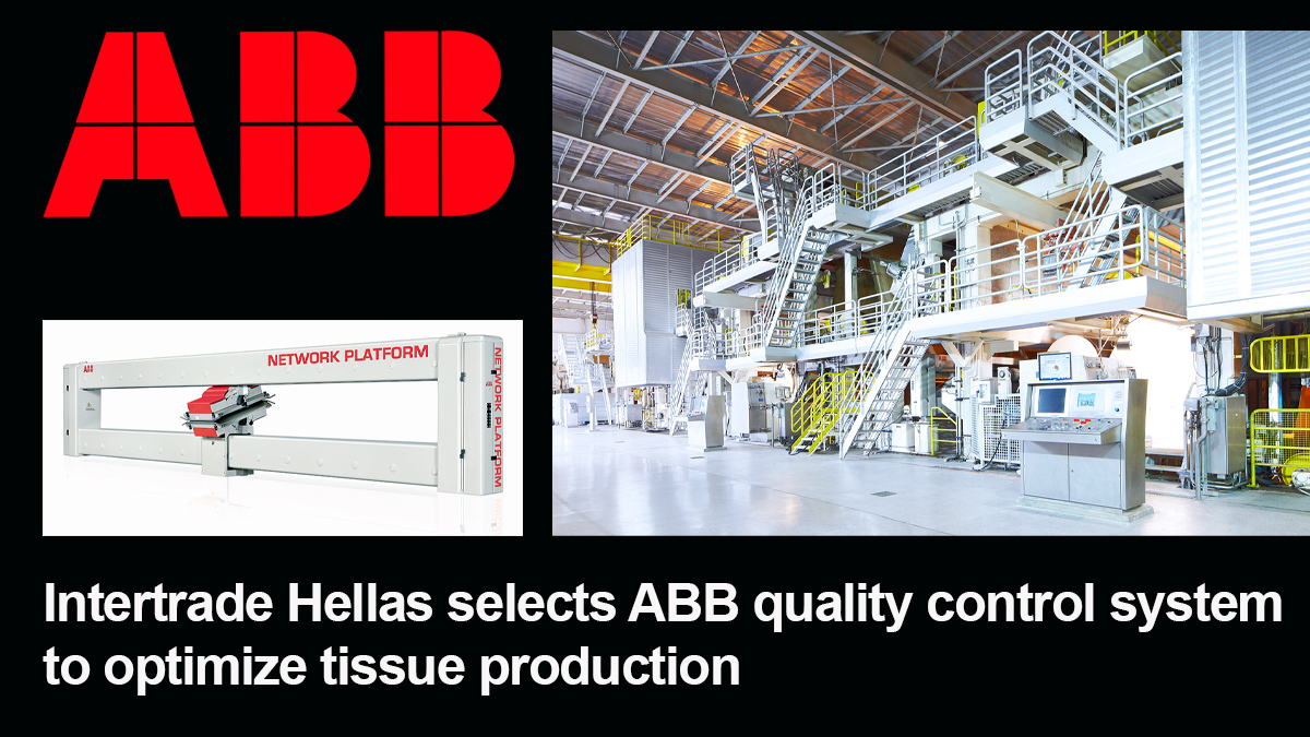 Intertrade Hellas selects ABB quality control system to optimize tissue production