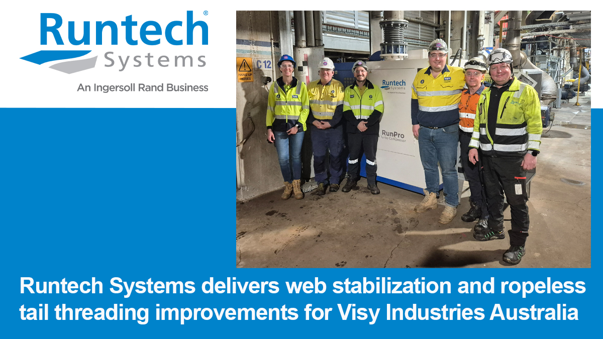 Runtech Systems delivers web stabilization project to Visy