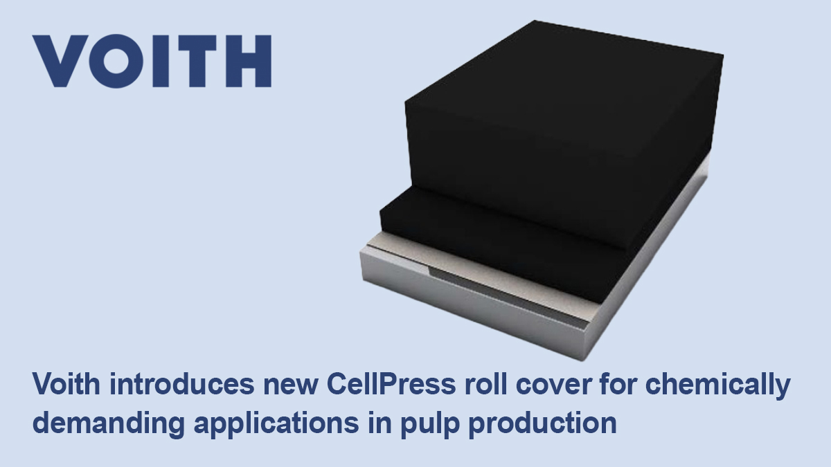 Voith’s CellPress Roll Cover: Advanced Solution for Pulp Production