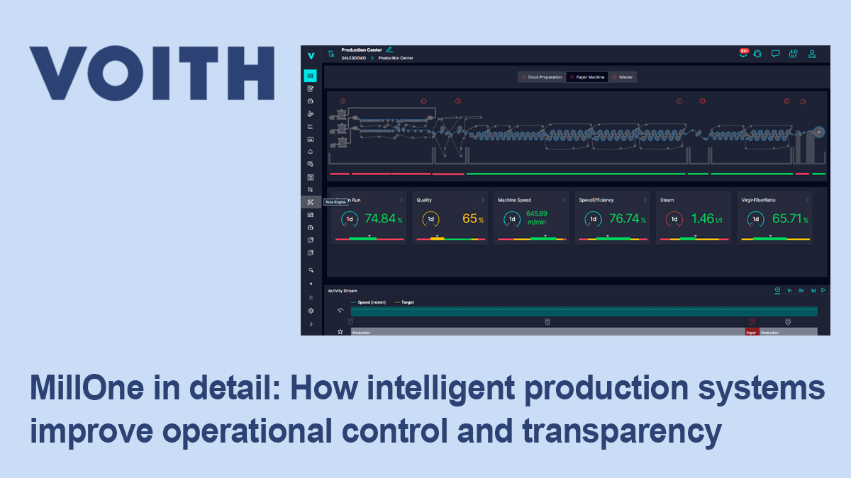 Optimizing Paper Mill Operations with Voith MillOne