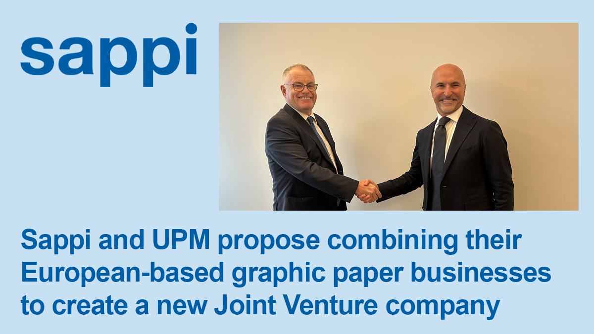 Sappi and UPM Form Joint Venture: A New Era for Graphic Paper